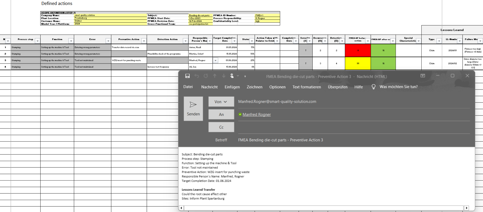 smart FMEA-Software (EN) - Smart Quality Solution